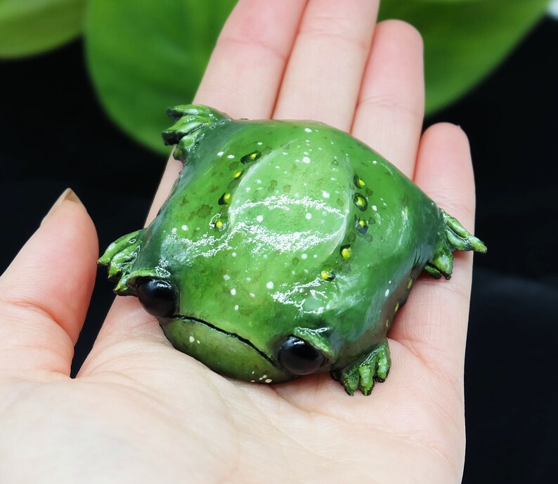 Glumbert the Sad Toad Worry Pet Cute Mental Health Pocket - Etsy