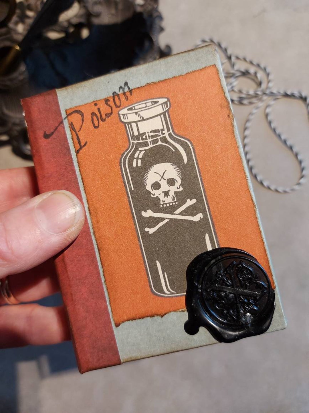 Mini Poison Book or Junk Journal - Etsy