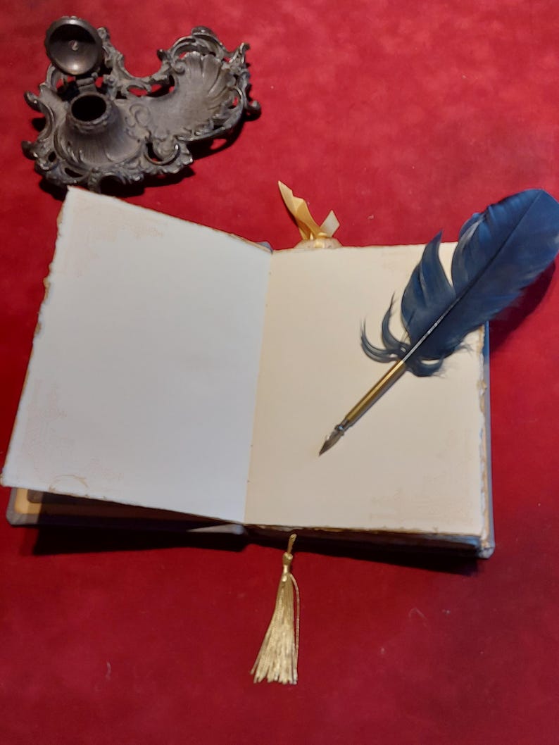 Halloween Vampire Leather Notebook, Horror Gift, Gothic Journal ...