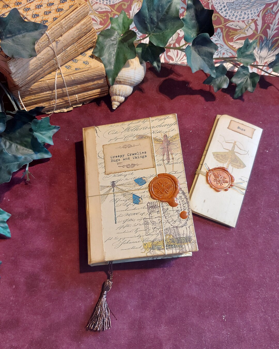 Creepy Crawlies, Bugs and Things Junk Journal Butterflies & Moths ...