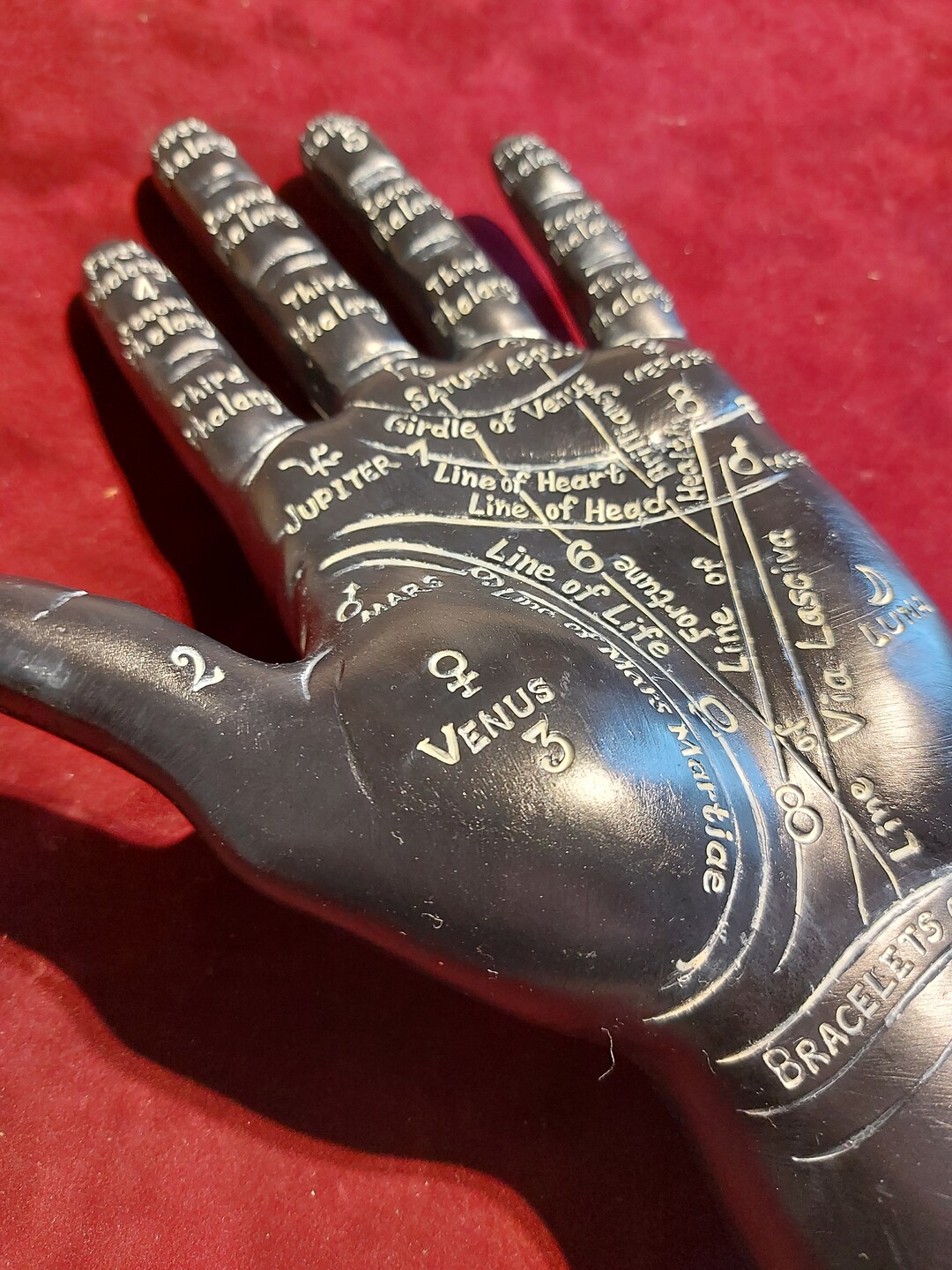 Fortune Teller Hand Palm Reading Ornament gypsy Witchcraft - Etsy