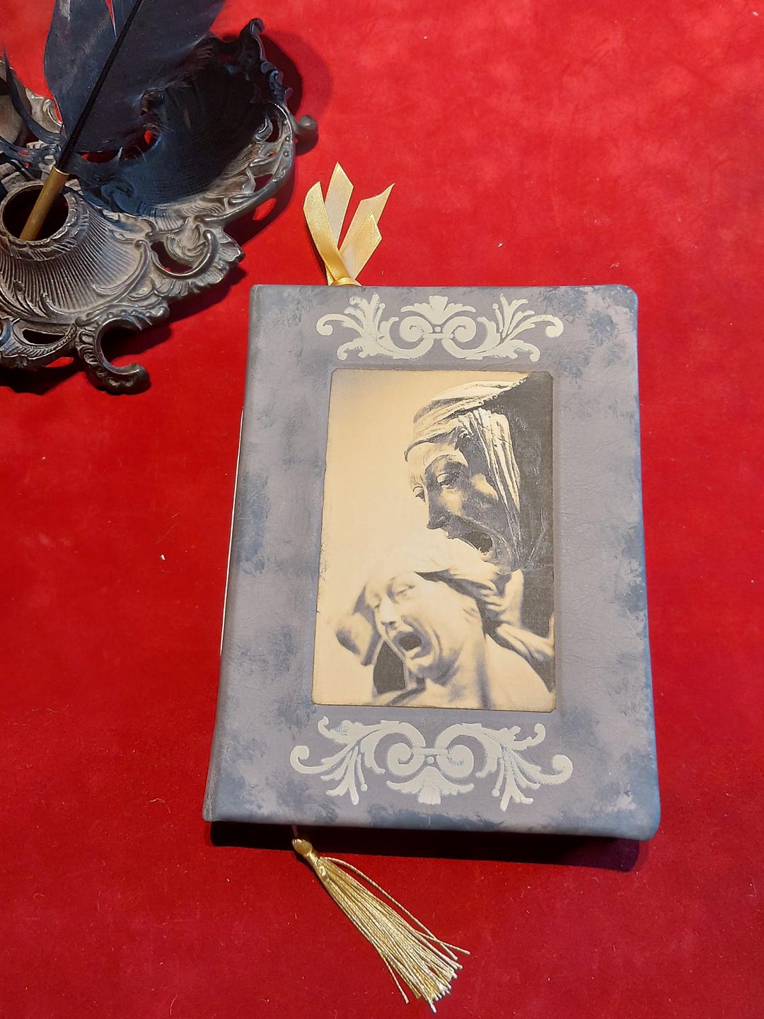 Halloween Vampire Leather Notebook, Horror Gift, Gothic Journal ...