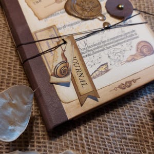 Snail Tales Botanist Book | Handmade Nature Junk Journal or Vintage ...