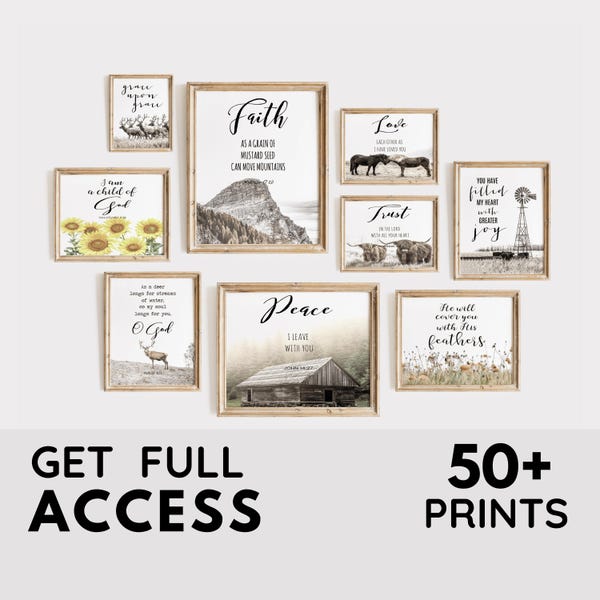 Rustic Christian Wall Art - Etsy