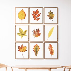 Fall Wall Art, Watercolor Fall Print, Autumn Landscape Print, Fall ...