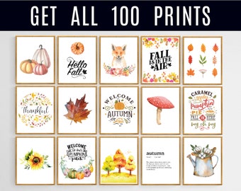 Fall Printable Art | Etsy
