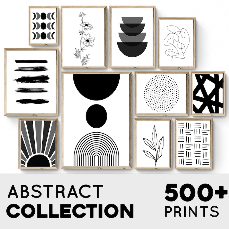 Black and White Art Prints - Etsy