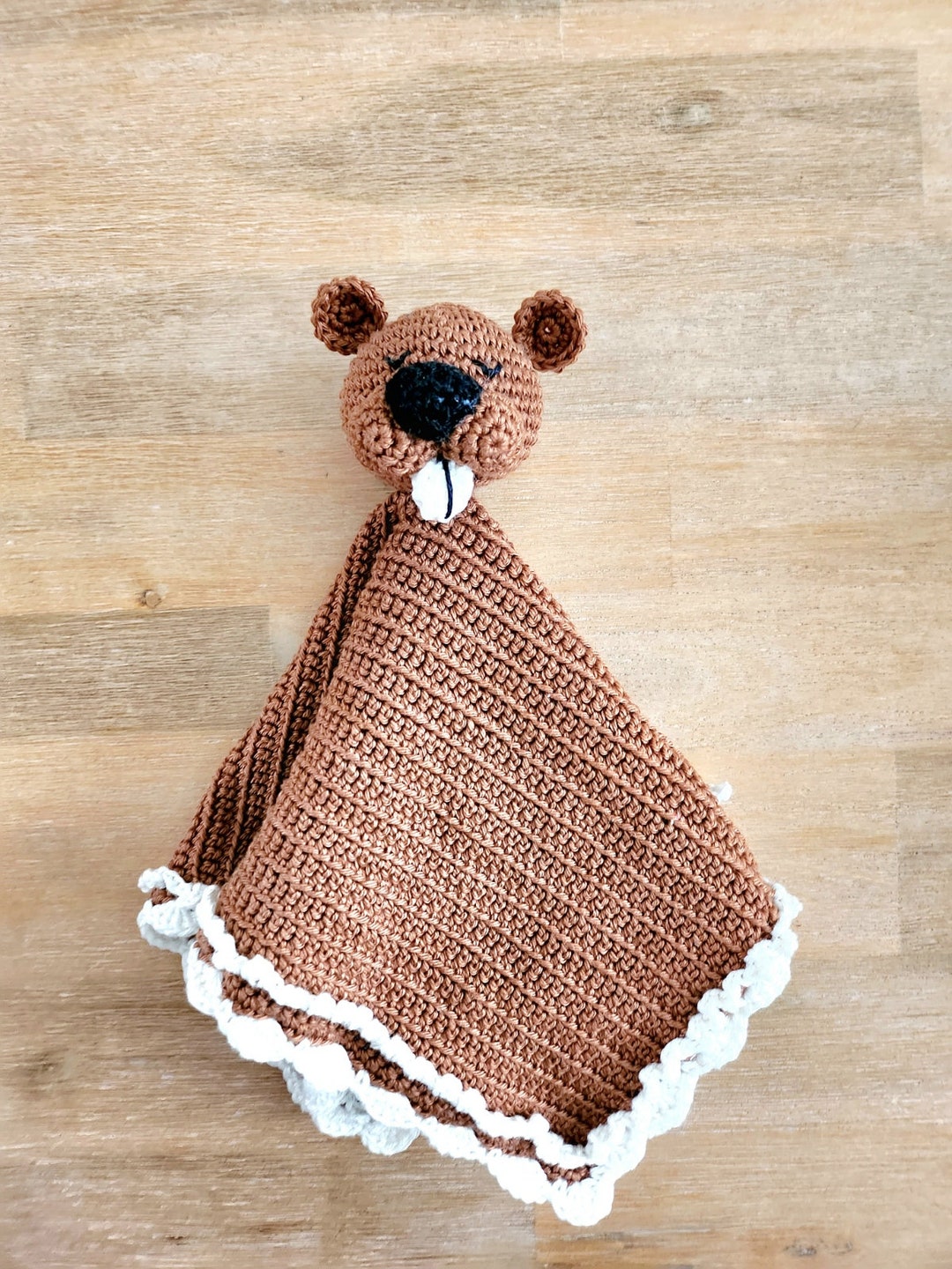 Crochet Pattern Beaver Cuddly Cloth - Etsy