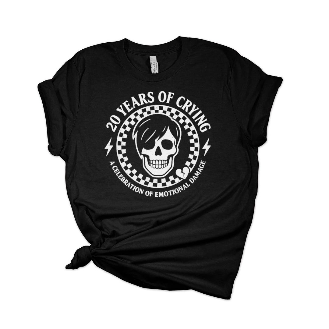 Emotional Support Tour Shirt – 20 Years of Crying Band Tee – Emo ...