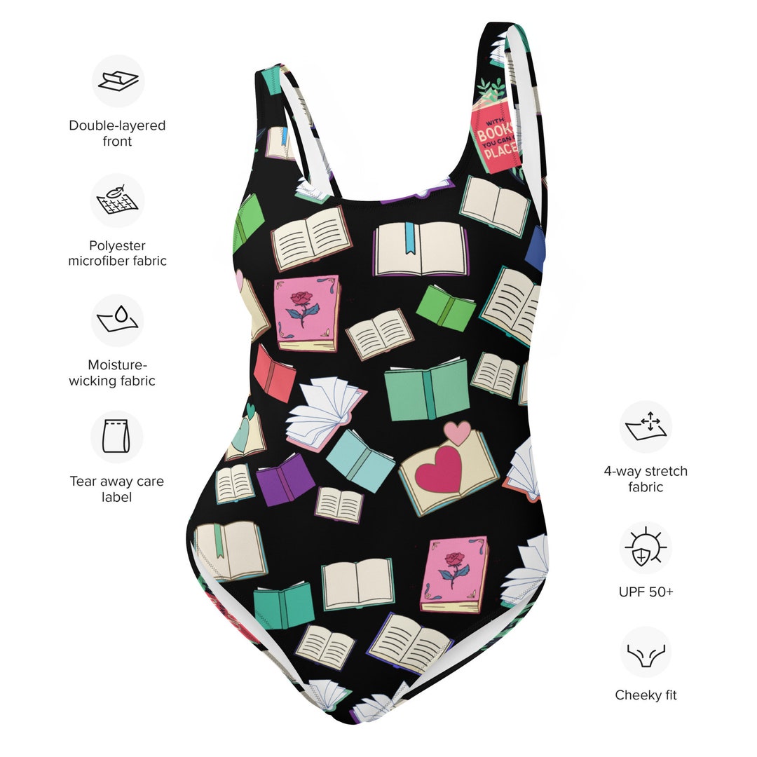 Bookish One-piece Swimsuit, Reader, Book Lover, Bookish, Book Gifts ...