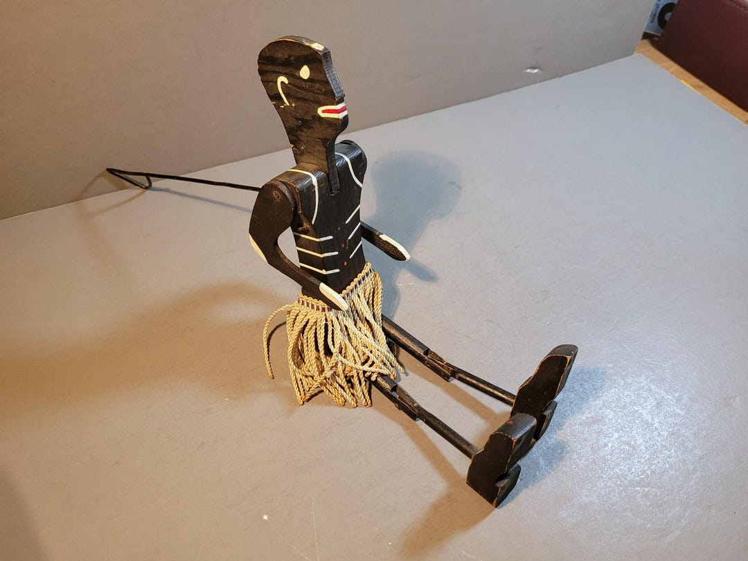 Vintage Wooden JIG Puppet Doll, Jointed Dancing Figurine - Etsy