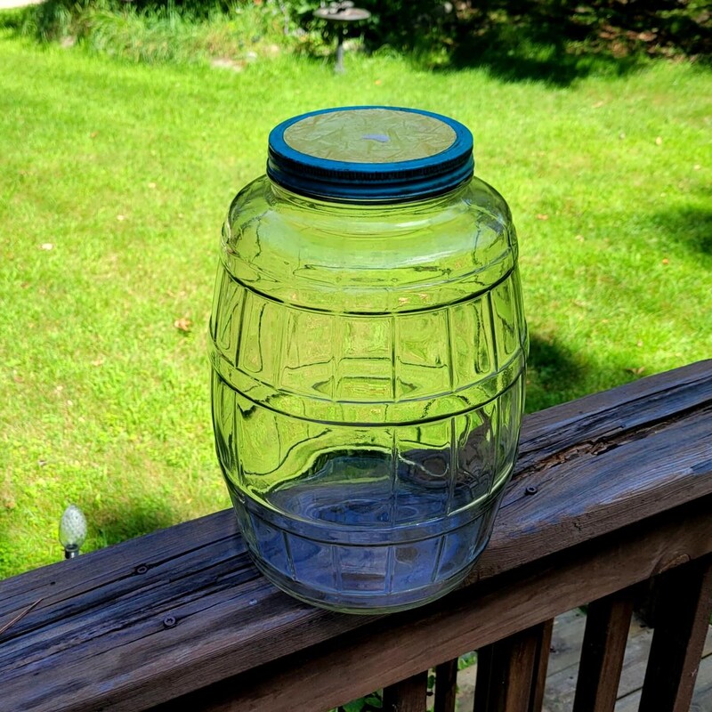Large Glass Jar - Etsy