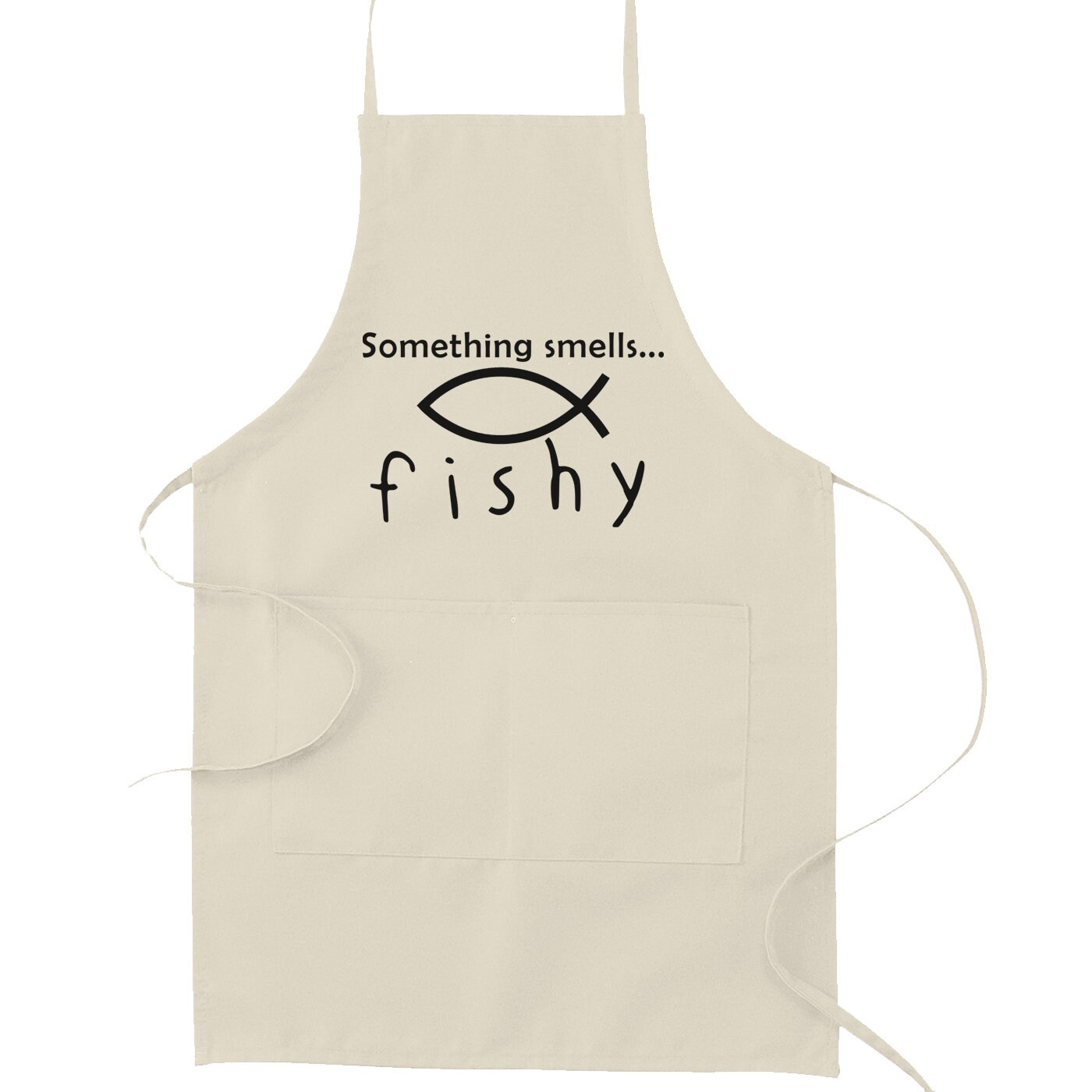 Something Smells Fishy Christian Fish Atheist Kitchen Apron - Etsy