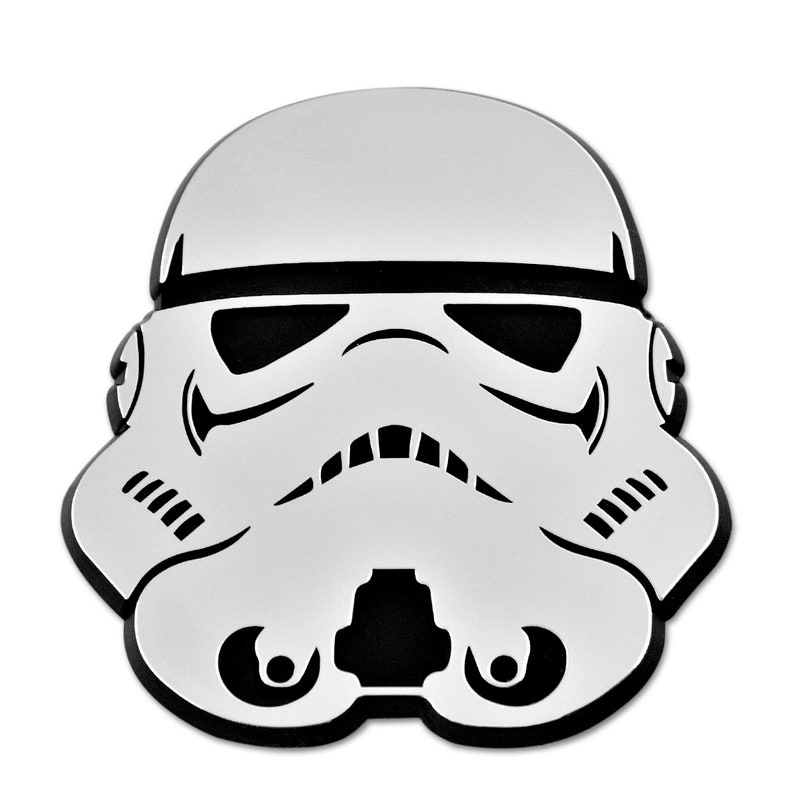 SW Stormtrooper Pilot Helmet Plastic Auto Emblem - Etsy