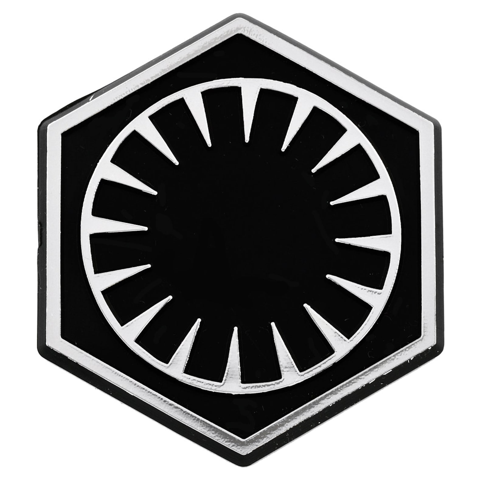 SW First Order Logo Plastic Auto Emblem silver2.75 - Etsy