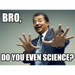 Bro, Do You Even Science Natural Canvas Tote black Handle EF-BAG-C-00019 - Etsy