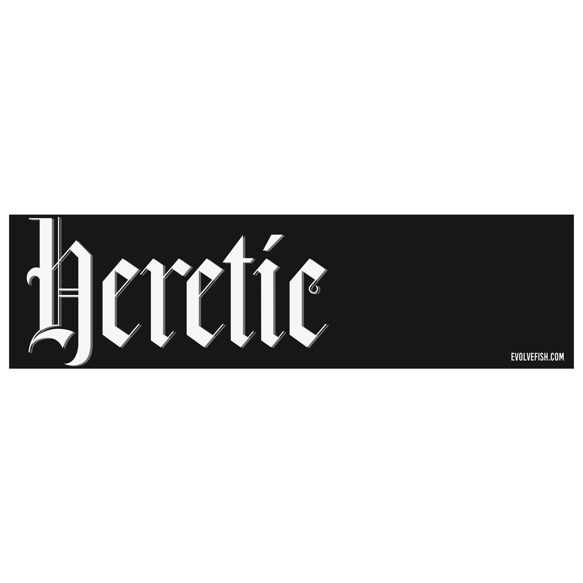 Heretic Bumper Sticker 11 X 3 EF-STK-B-10025 | Etsy
