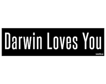 Darwin Fish Decal. Charles Darwin. Evolution. - Etsy