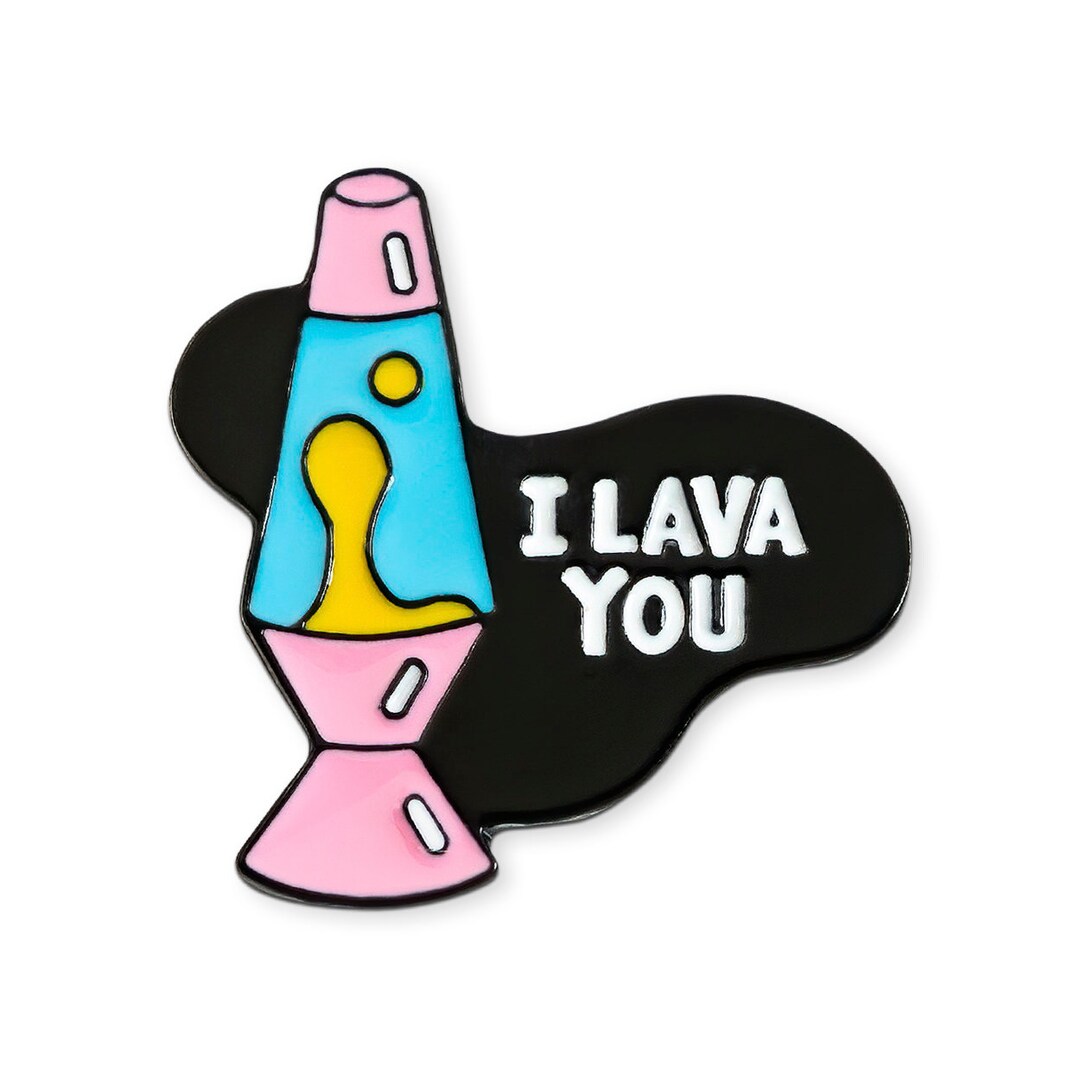 I Lava You Lava Lamp Lapel Pin 1 1/8 Tall - Etsy