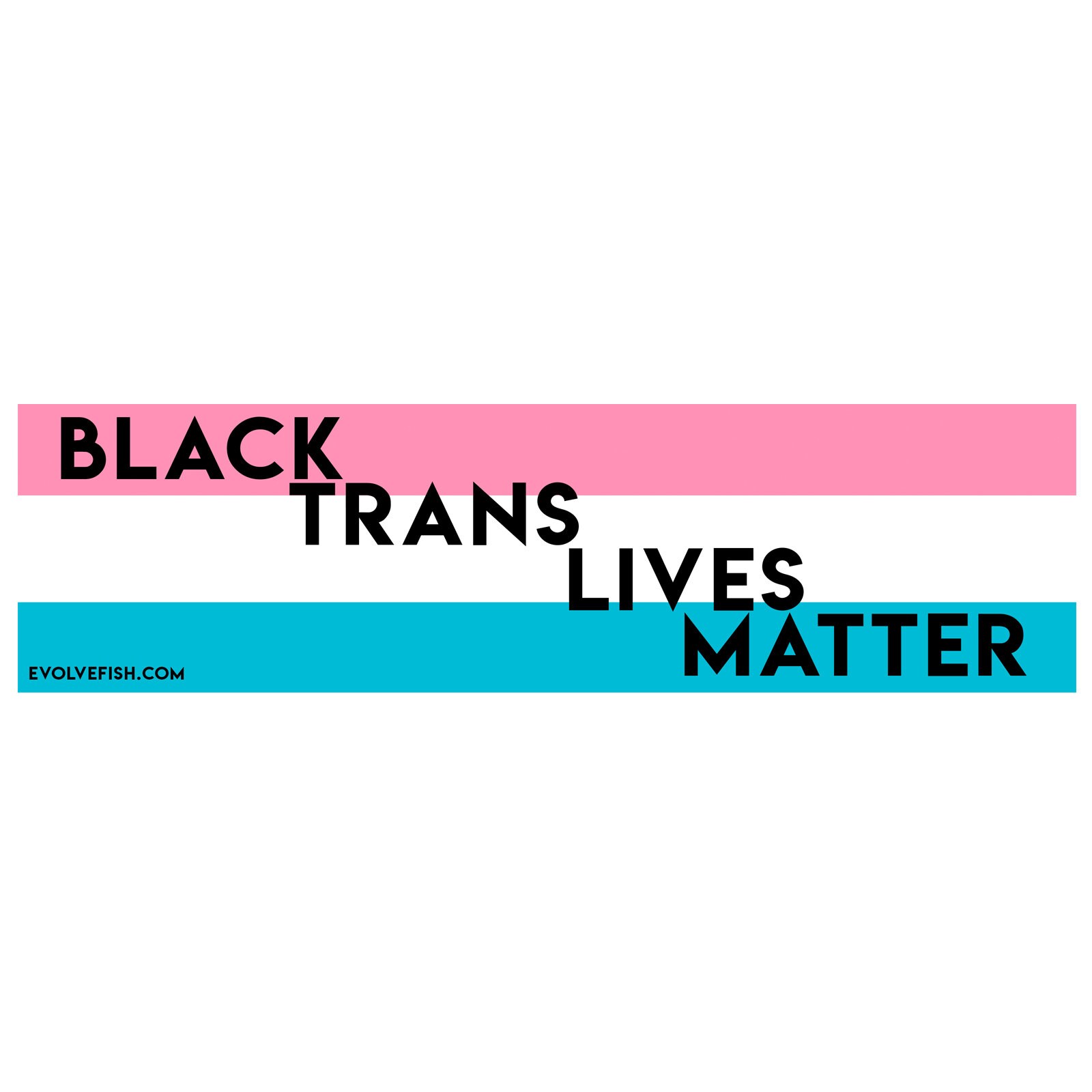 Stickers, Labels & Tags Trans Lives Matter Vinyl Bumper Sticker Paper ...