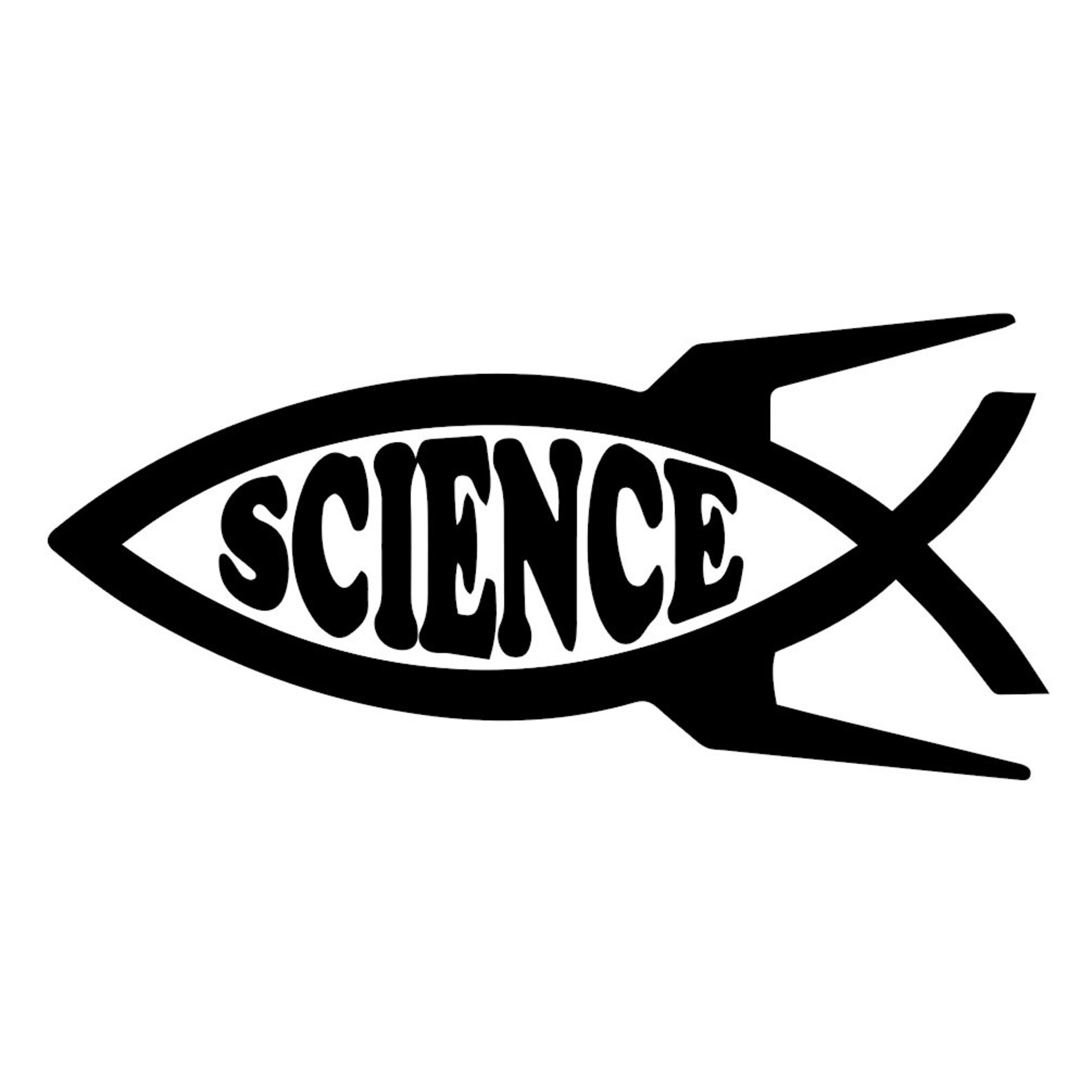 Rocket Science Fish Weatherproof Vinyl Decal EF-VDC-00057 - Etsy