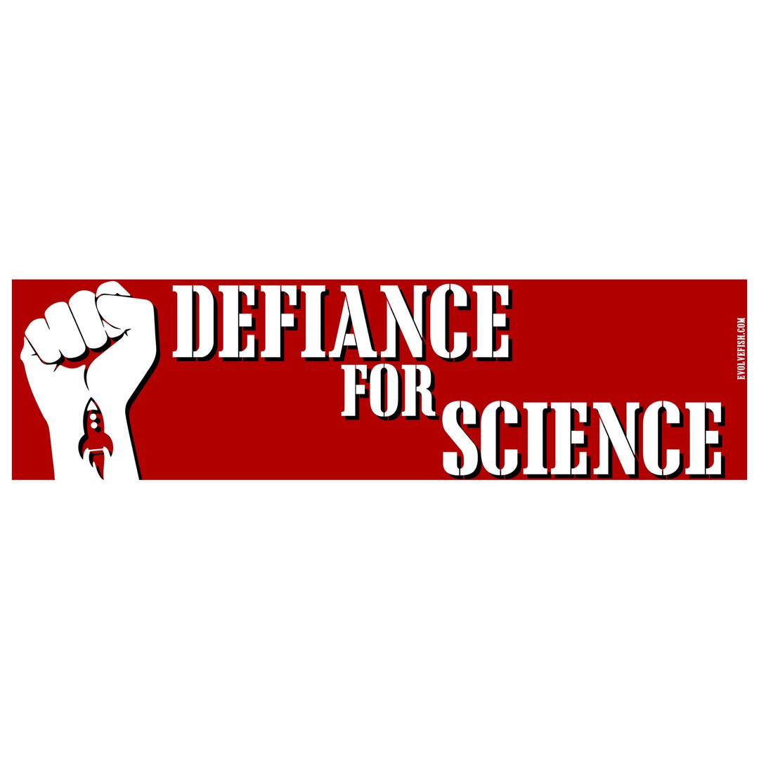 Defiance for Science Bumper Sticker 11 X 3 - Etsy