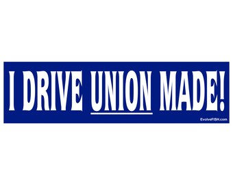 Union Made Sticker - Etsy