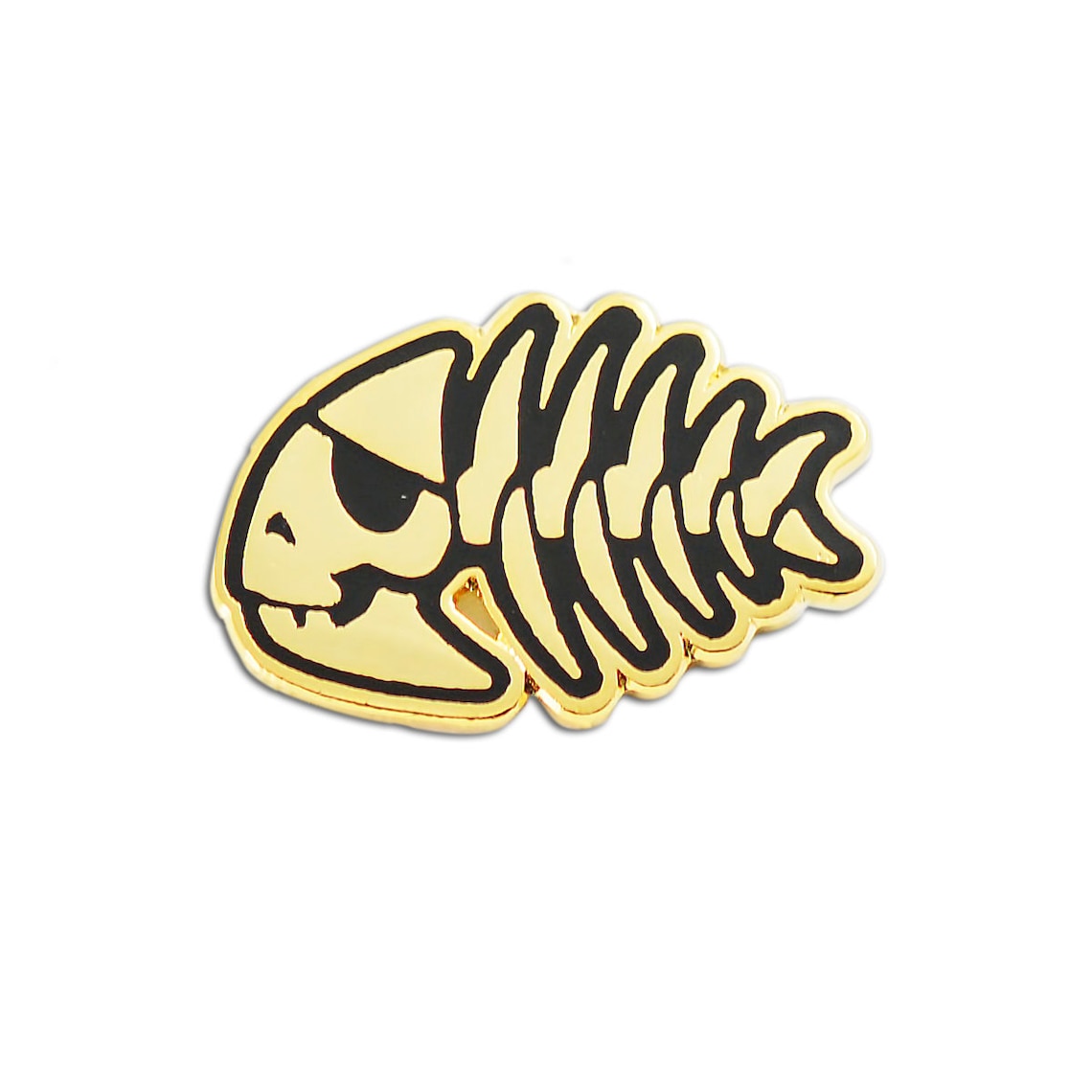 FSM Jolly Pirate Fish Lapel Pin 1 Wide - Etsy