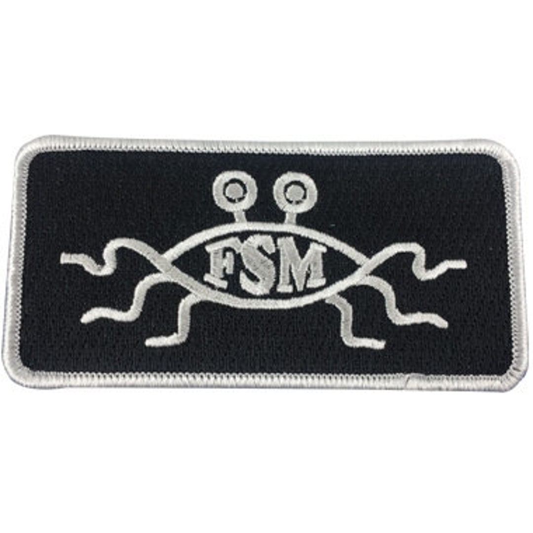 FSM Flying Spaghetti Monster Embroidered Patch 4 Wide EF-PAT-00007 - Etsy