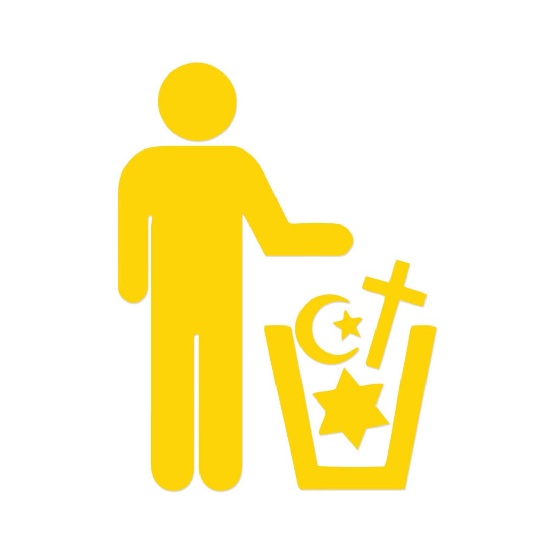 Trash Religion Weatherproof Vinyl Decal EF-VDC-00013 - Etsy