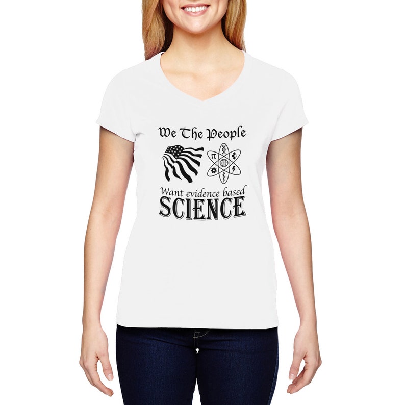 We the People Want Evidence Based Science Women's Cotton | Etsy
