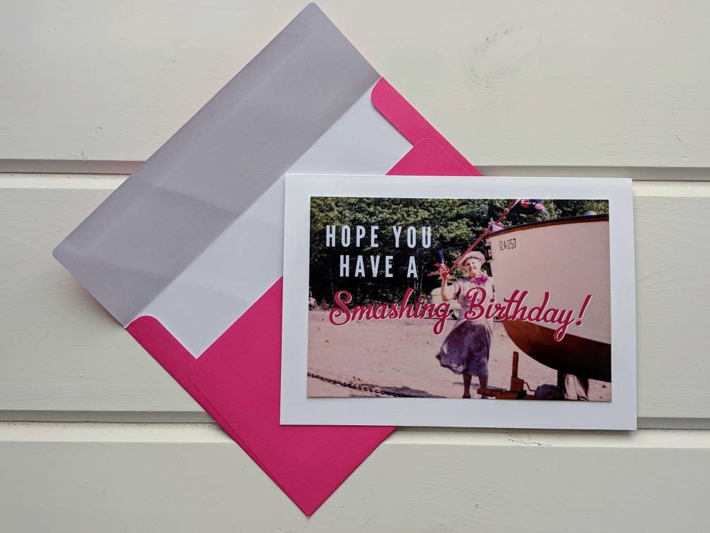 Hope You Have A Smashing Birthday Birthday Card Funny Etsy