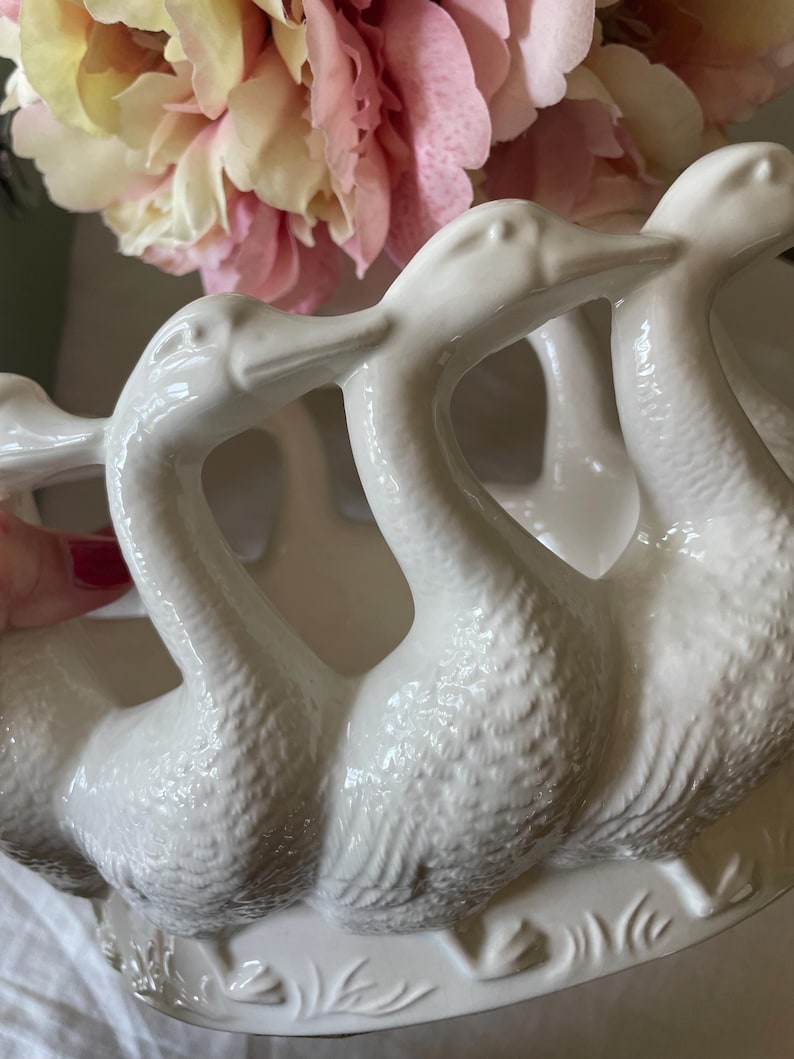 1980s Holland Mold Co Ceramic Geese - Etsy