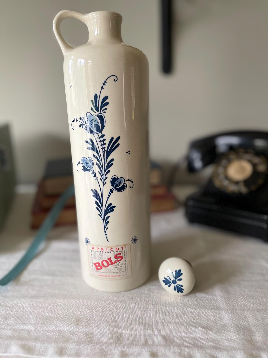 Vintage 1970s Dutch Delft Blue Decanter With Stopper Netherlands - Etsy