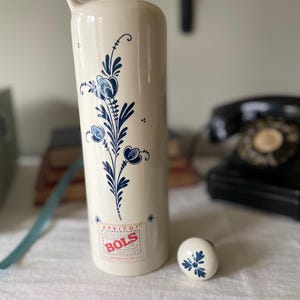 Vintage 1970s Dutch Delft Blue Decanter With Stopper Netherlands - Etsy