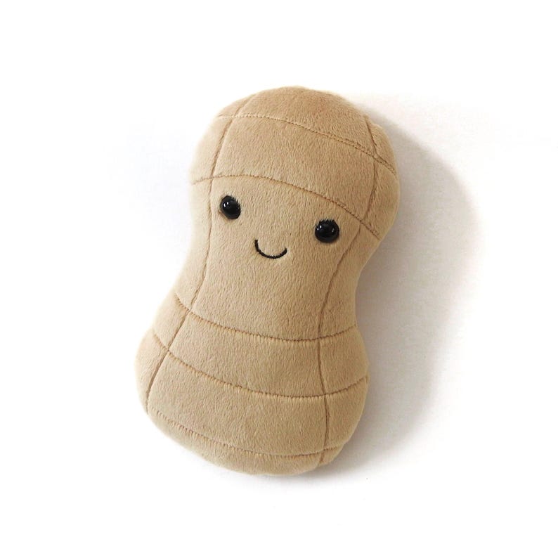 Peanut Plush Toy - Nut Plushie - Cute Play Food - Etsy
