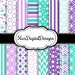 20 Digital Papers. Pretty Patterns in Autumn Colours 2B No 3 for ...