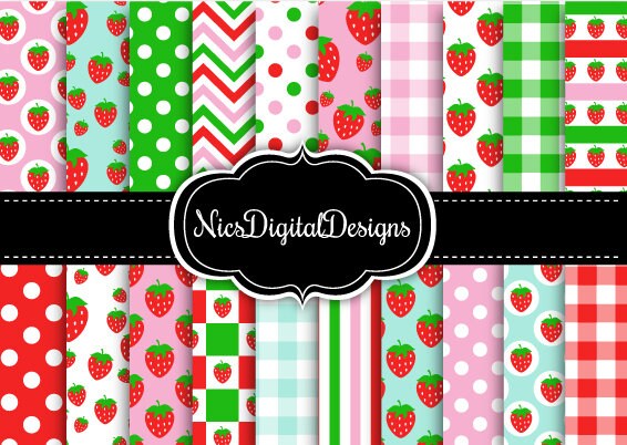 Strawberry Shortcake Digital Download - Etsy