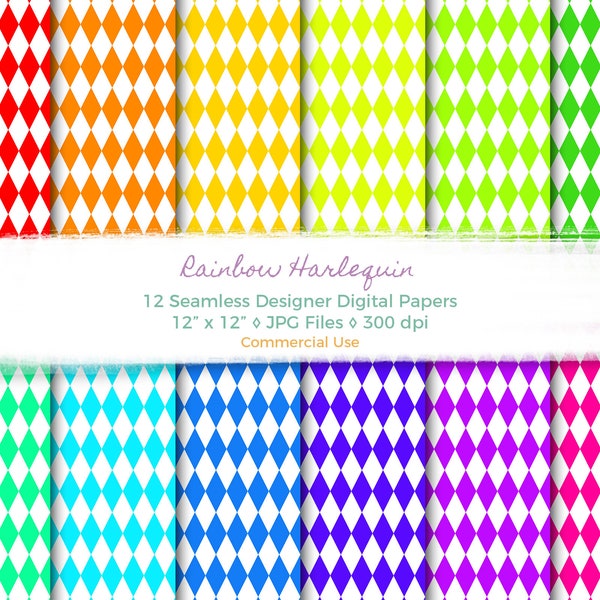 Harlequin Paper - Etsy
