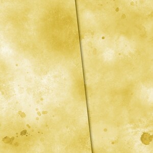 Yellow Watercolor Digital Paper, Seamless, Texture, Scrapbook Paper ...