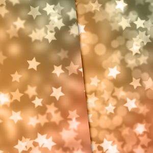 Fall With White Bokeh Digital Paper, Commercial Use, Instant Download ...