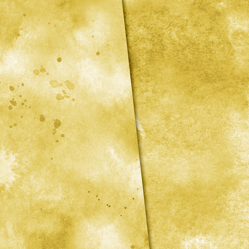 Yellow Watercolor Digital Paper, Seamless, Texture, Scrapbook Paper ...