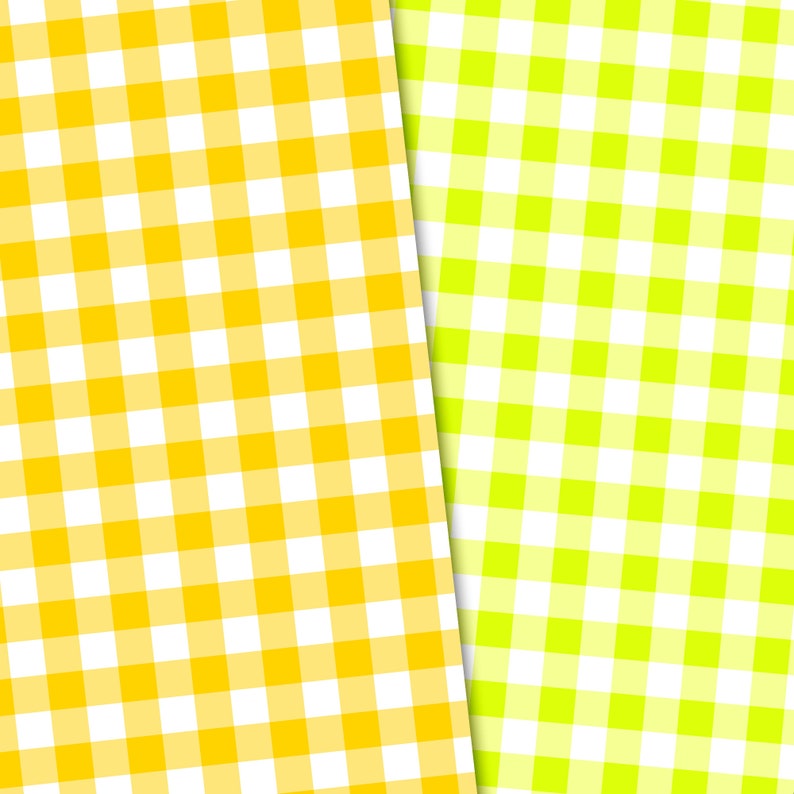 Rainbow Gingham Seamless Digital Paper, Commercial Use, Instant ...