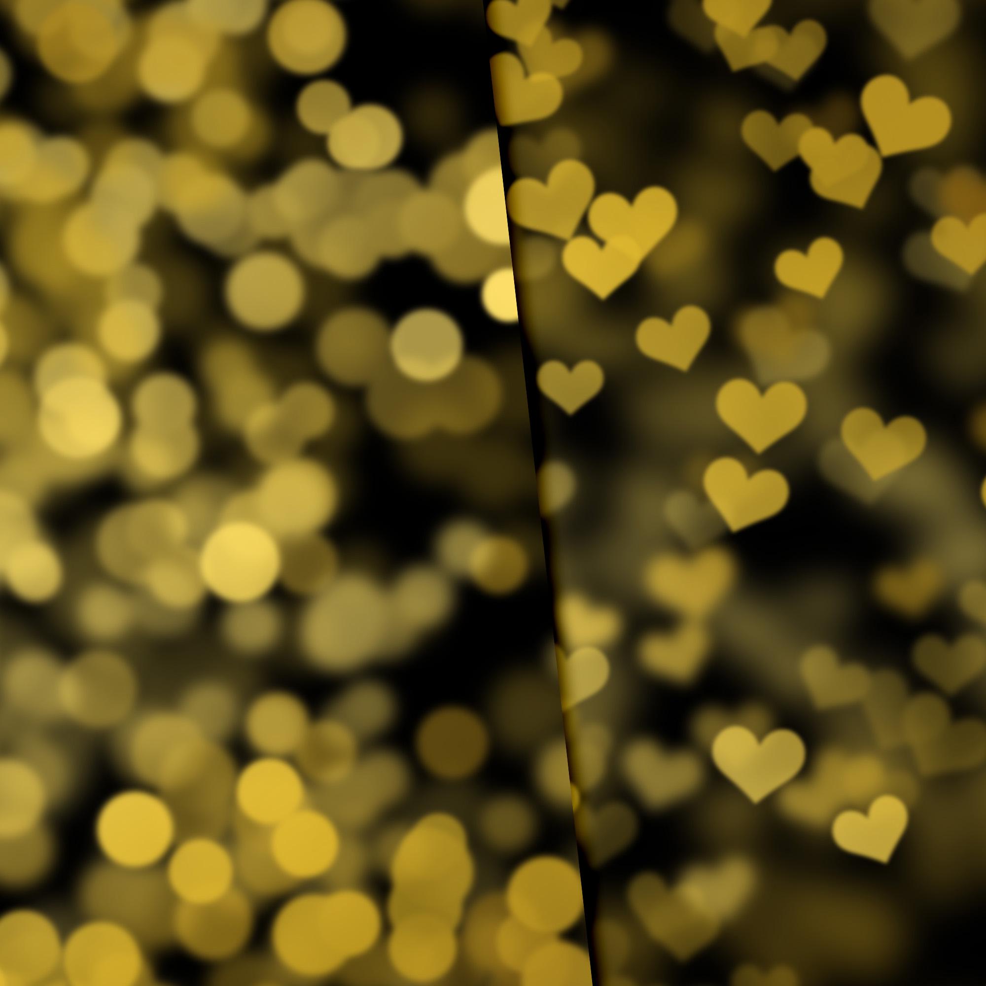 Black and Gold Bokeh Digital Paper, Commercial Use, Instant Download ...