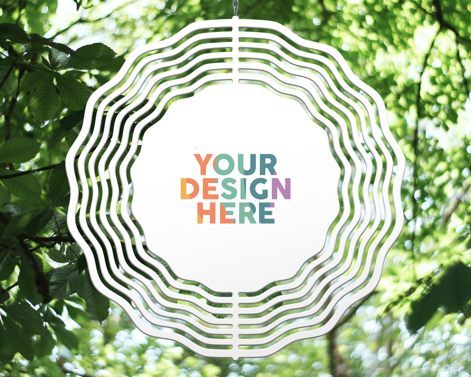Wind Spinner One-click Smart Object Mockup, Photoshop Mock-up, Photopea ...