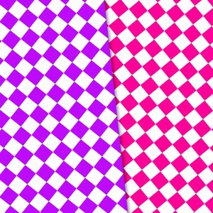 Rainbow Tilted Checkerboard Seamless Digital Paper, Commercial Use, Instant Download, Printable ...