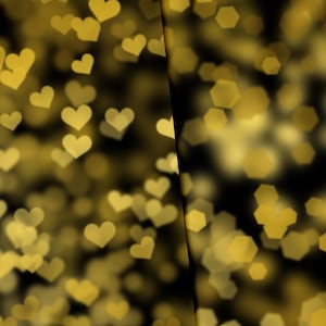 Black and Gold Bokeh Digital Paper, Commercial Use, Instant Download ...