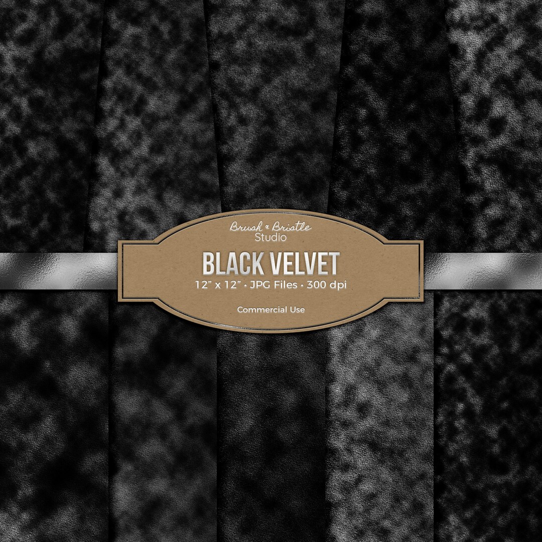 Black Velvet Digital Paper, Texture, Faux Fabric, Scrapbook Paper ...