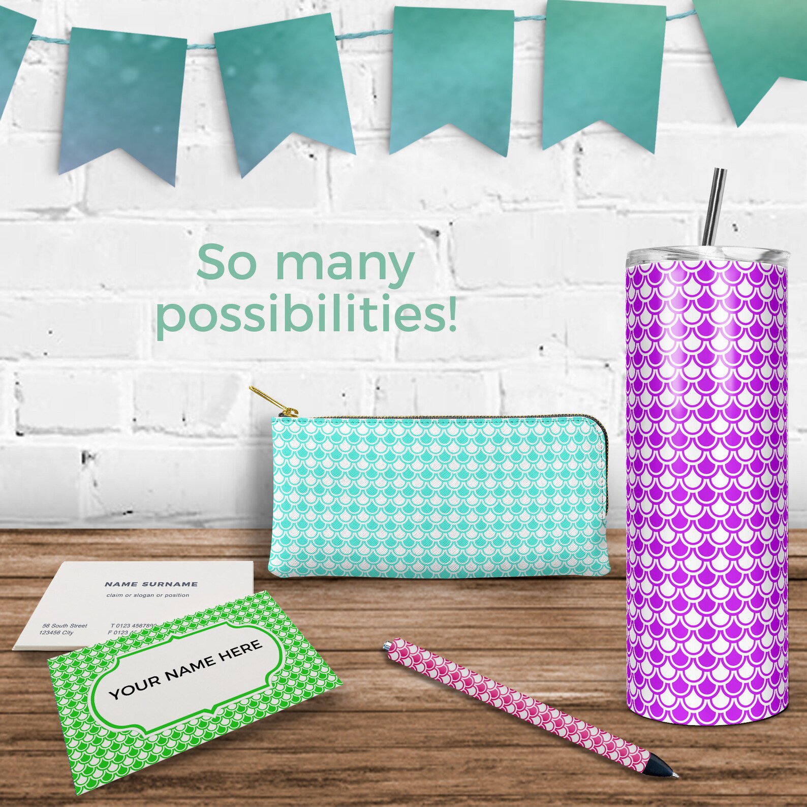 Rainbow Double Circled Scallops Seamless Digital Paper | Etsy