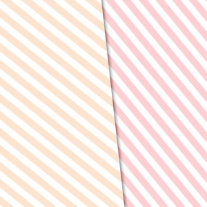 Pastel Rainbow Diagonal Stripes Seamless Digital Paper, Commercial Use ...